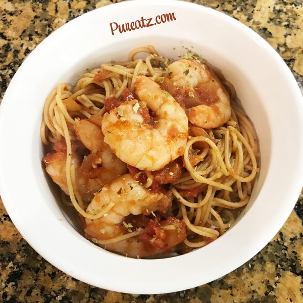 Diablo Shrimp Spaghetti
